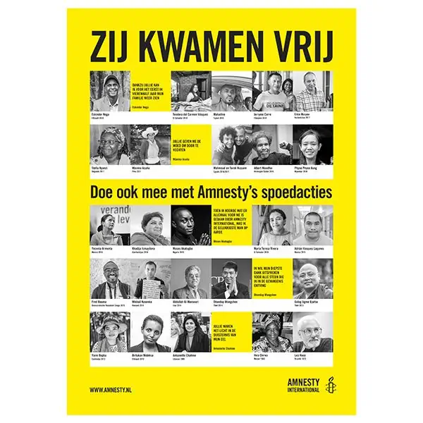 Amnesty Poster The Letterheads Ltd. / Work / Amnesty International